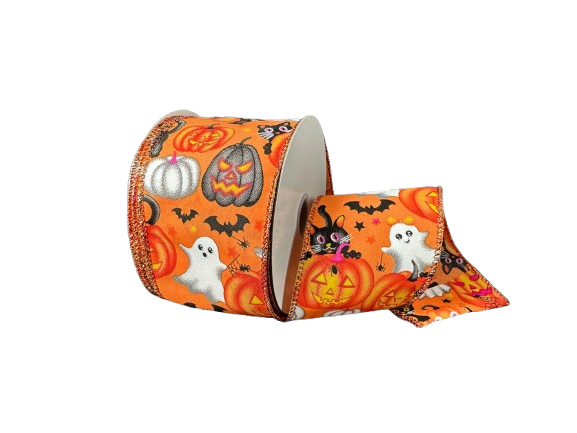 2.5" Halloween Characters Ribbon – Ellis Home & Garden